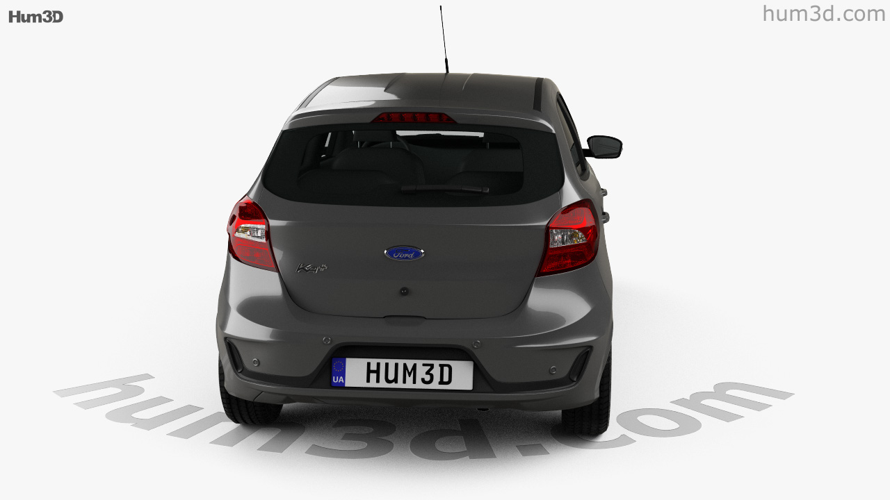 360 view of Ford Ka plus Ultimate hatchback 2022 3D model - 3DModels store