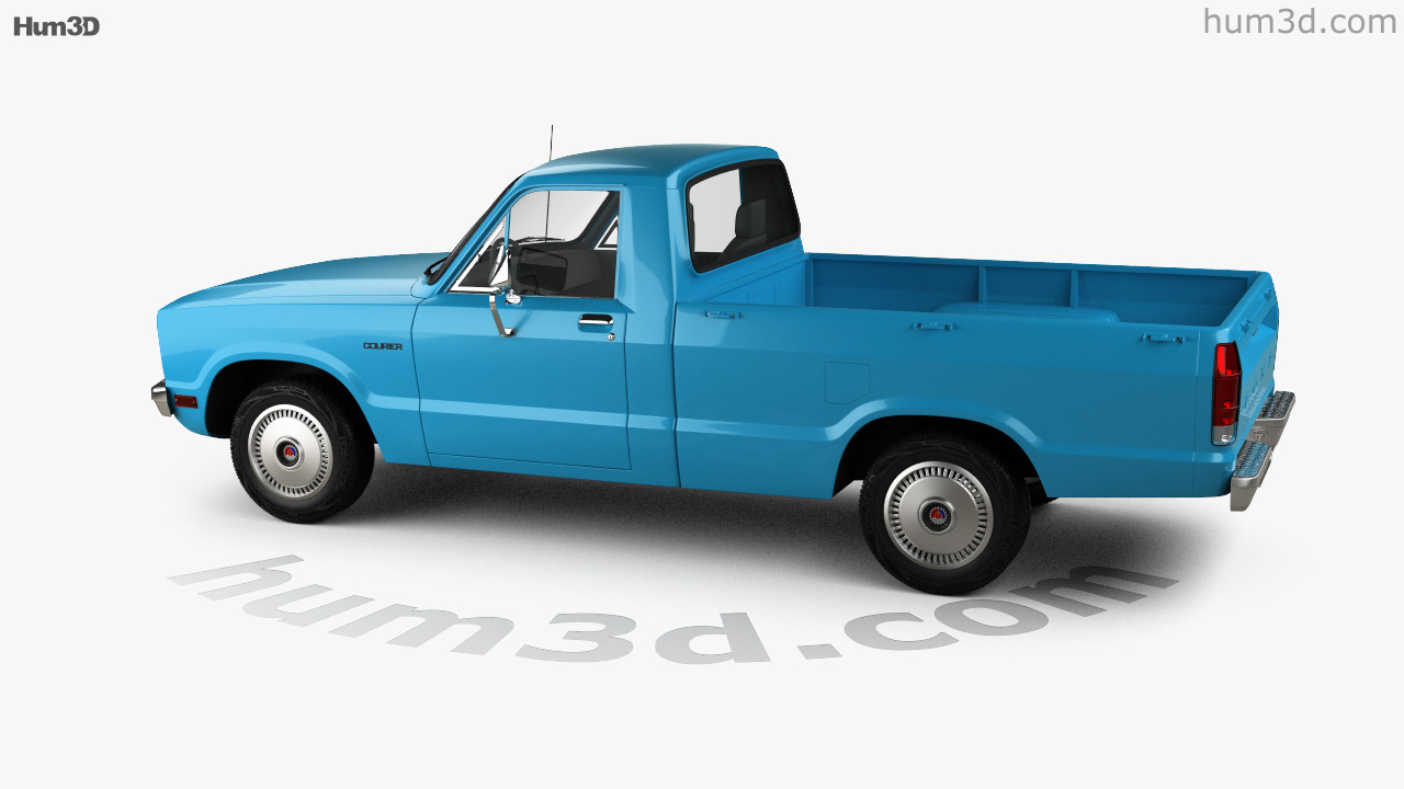 360 view of Ford Courier 1977 3D model - 3DModels store
