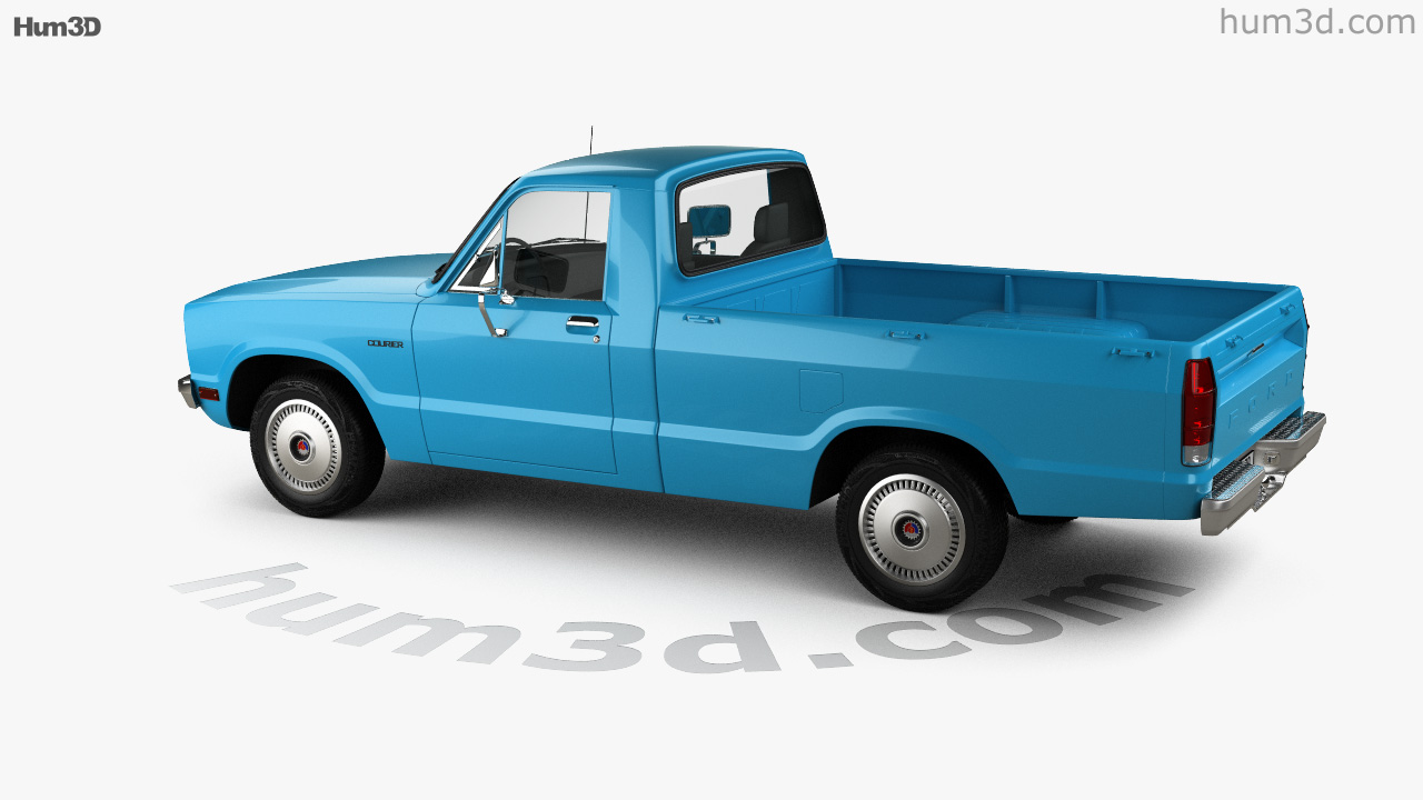 360 view of Ford Courier 1977 3D model - 3DModels store