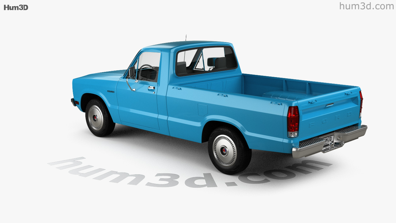 360 view of Ford Courier 1977 3D model - 3DModels store