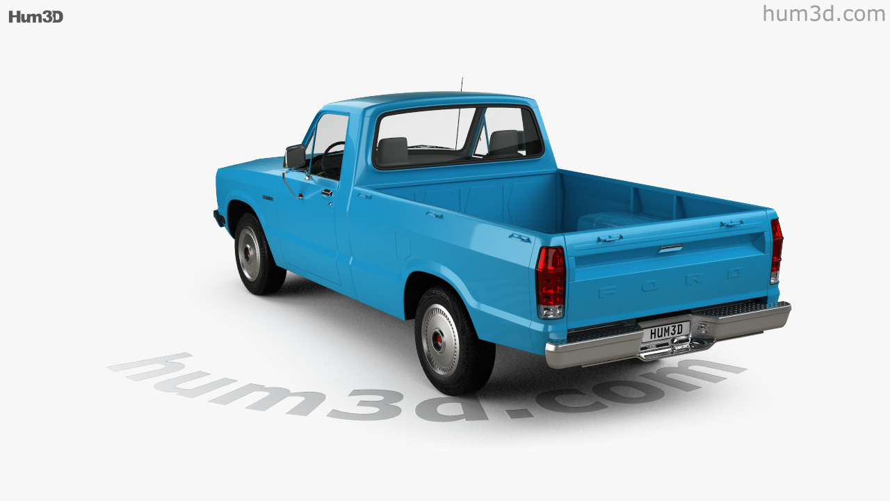 360 view of Ford Courier 1977 3D model - 3DModels store