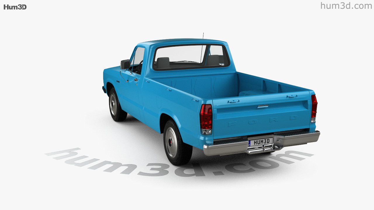 360 view of Ford Courier 1977 3D model - 3DModels store