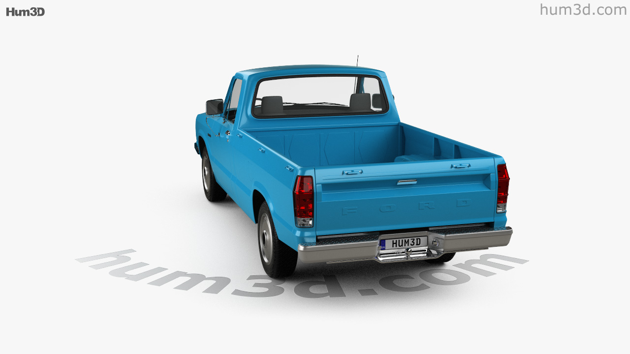 360 view of Ford Courier 1977 3D model - 3DModels store