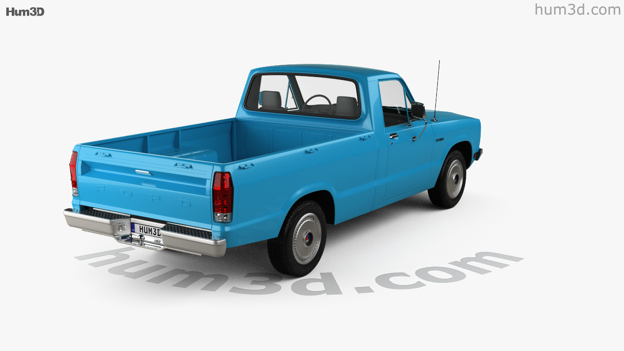 360 view of Ford Courier 1977 3D model - 3DModels store
