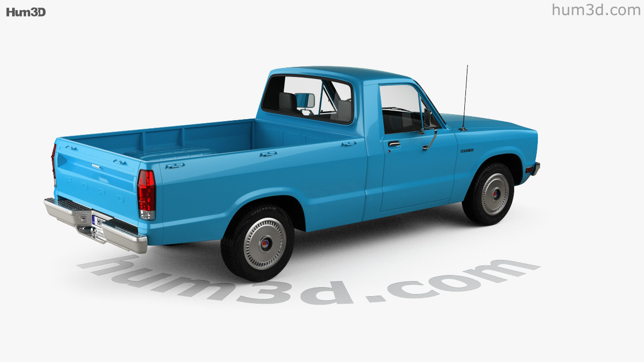 360 view of Ford Courier 1977 3D model - 3DModels store