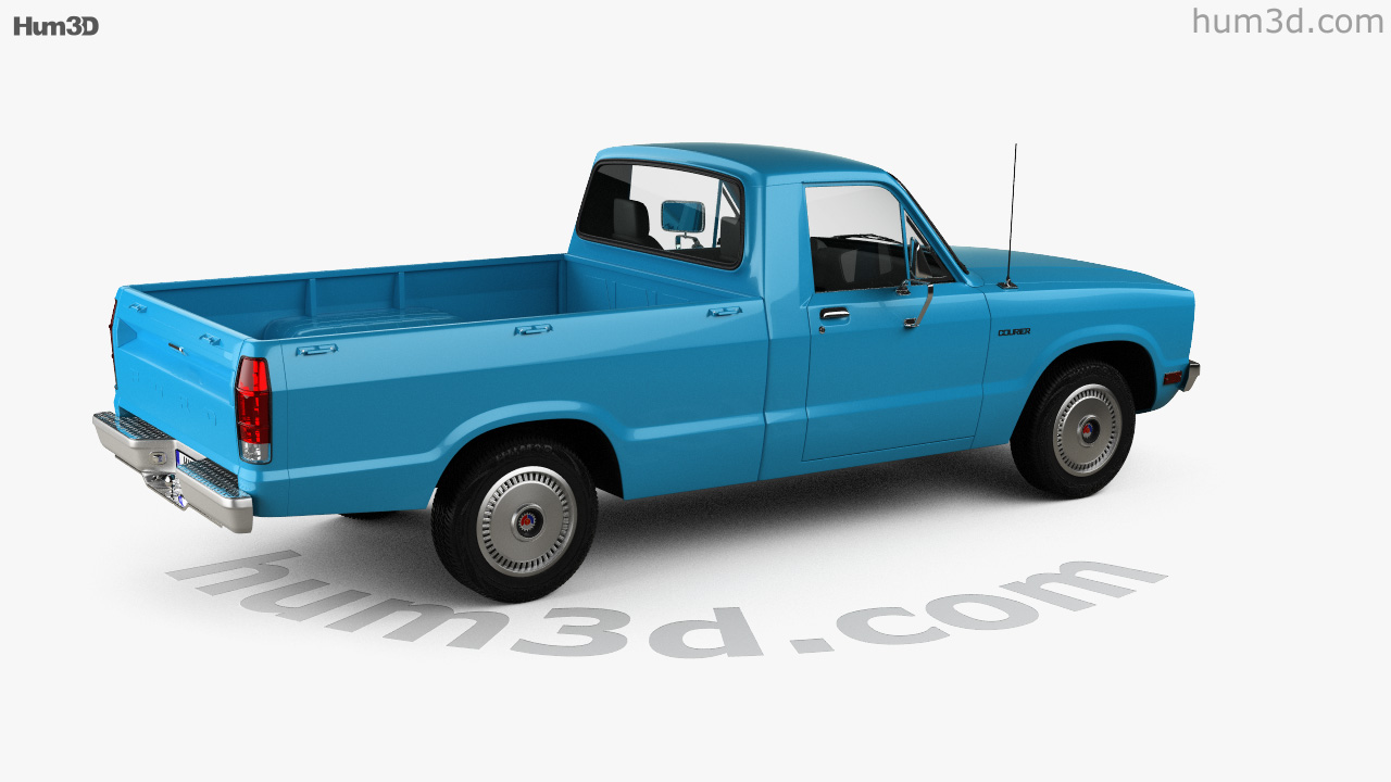 360 view of Ford Courier 1977 3D model - 3DModels store