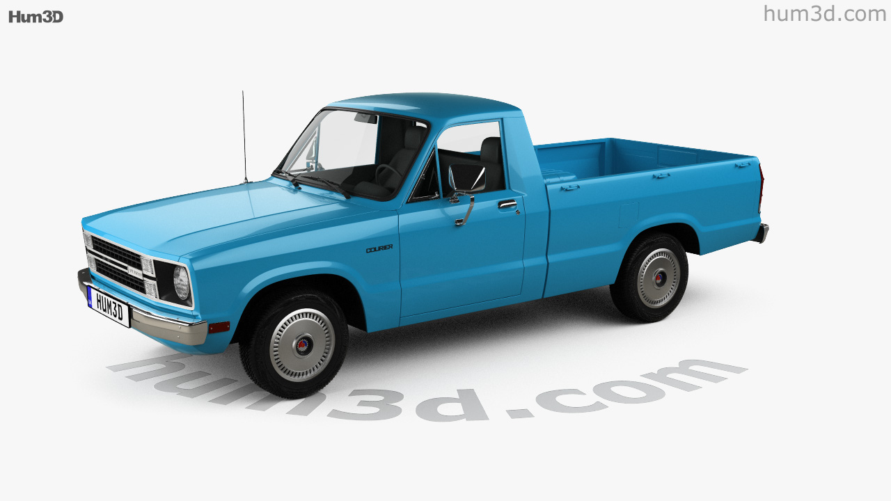 360 view of Ford Courier 1977 3D model - 3DModels store