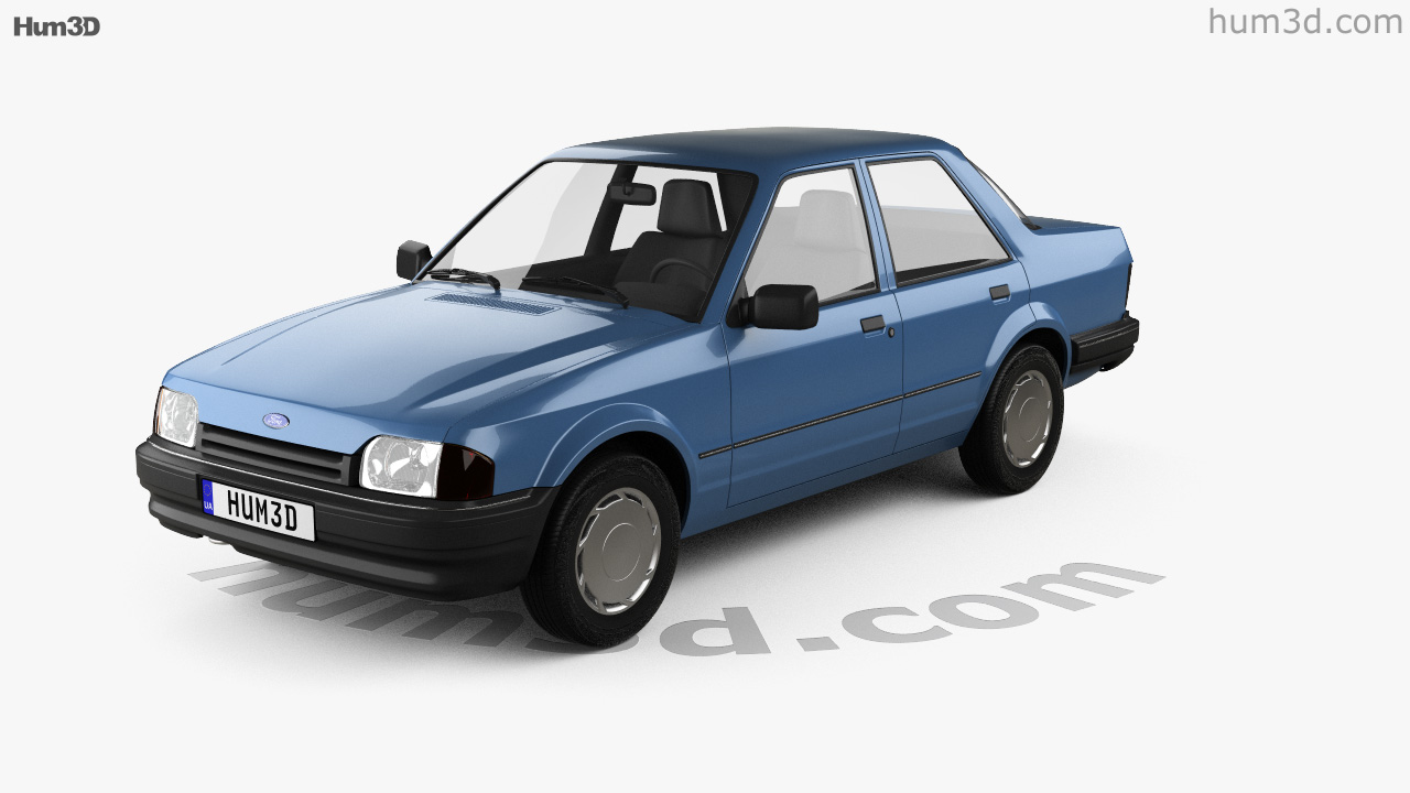 360 view of Ford Orion 1986 3D model - 3DModels store