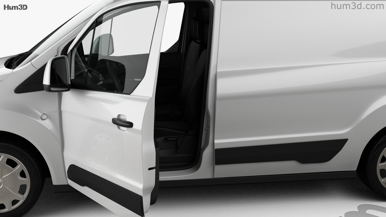 360 view of Ford Transit Connect LWB with HQ interior 2016 3D model ...