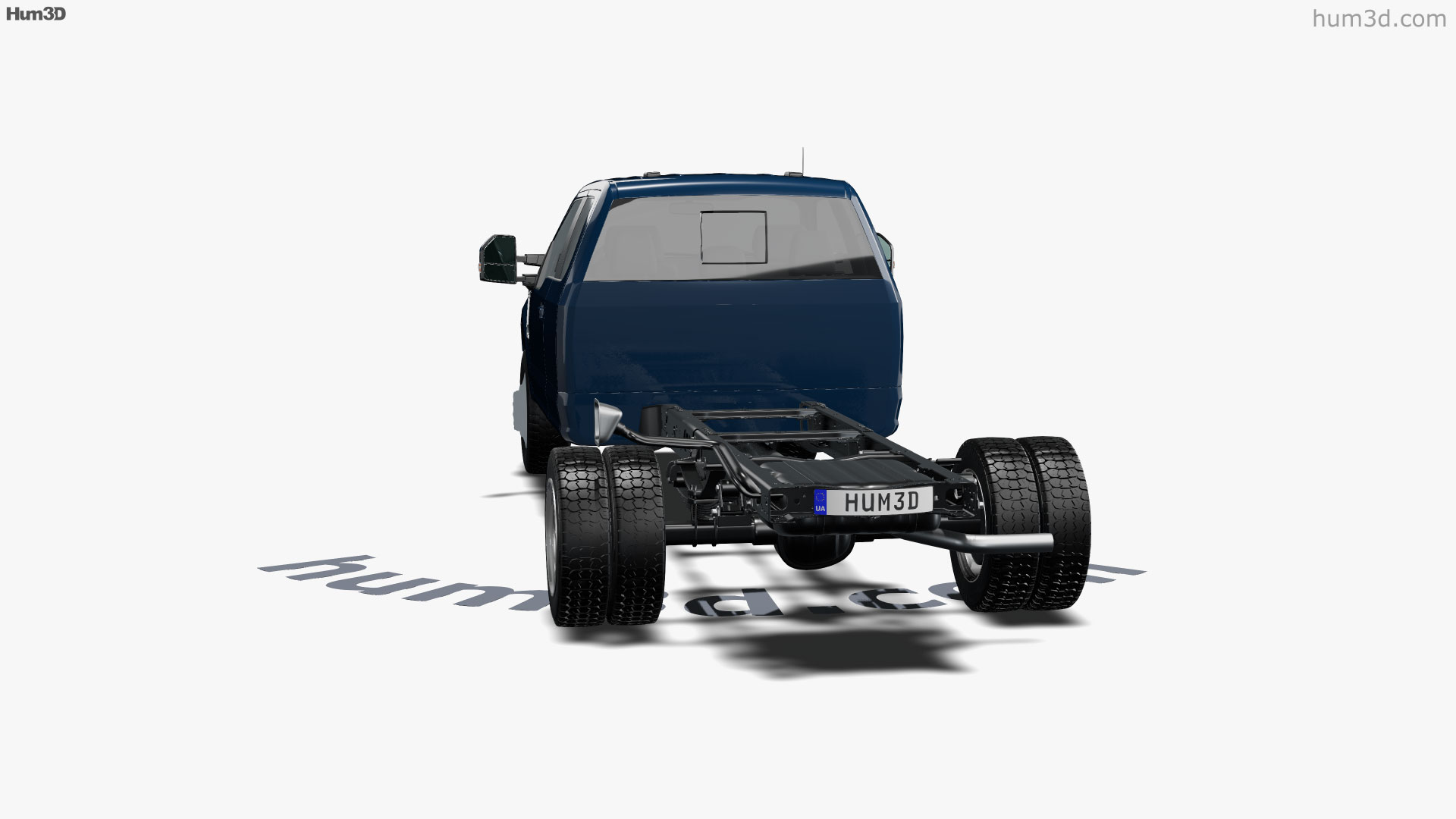 360 view of Ford F-550 Super Duty Super Cab Chassis Lariat 2022 3D ...
