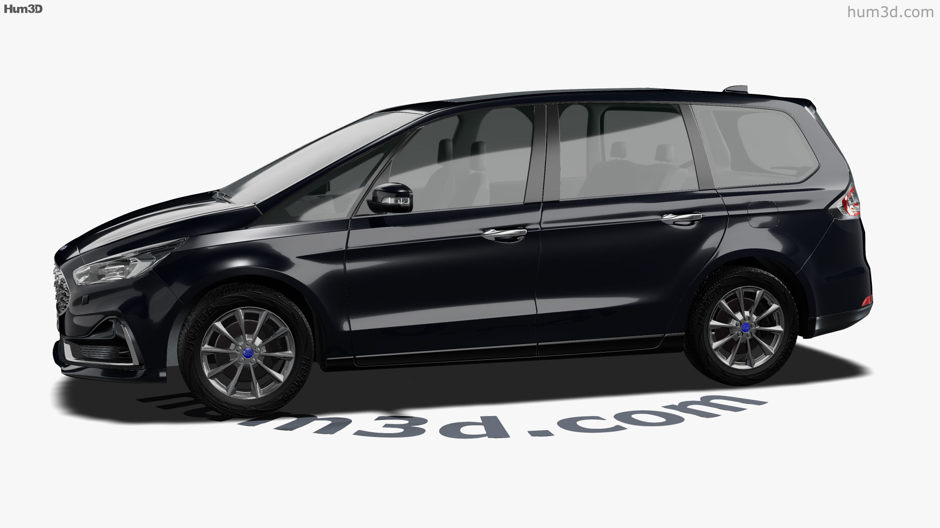 360 view of Ford Galaxy 2022 3D model - 3DModels store