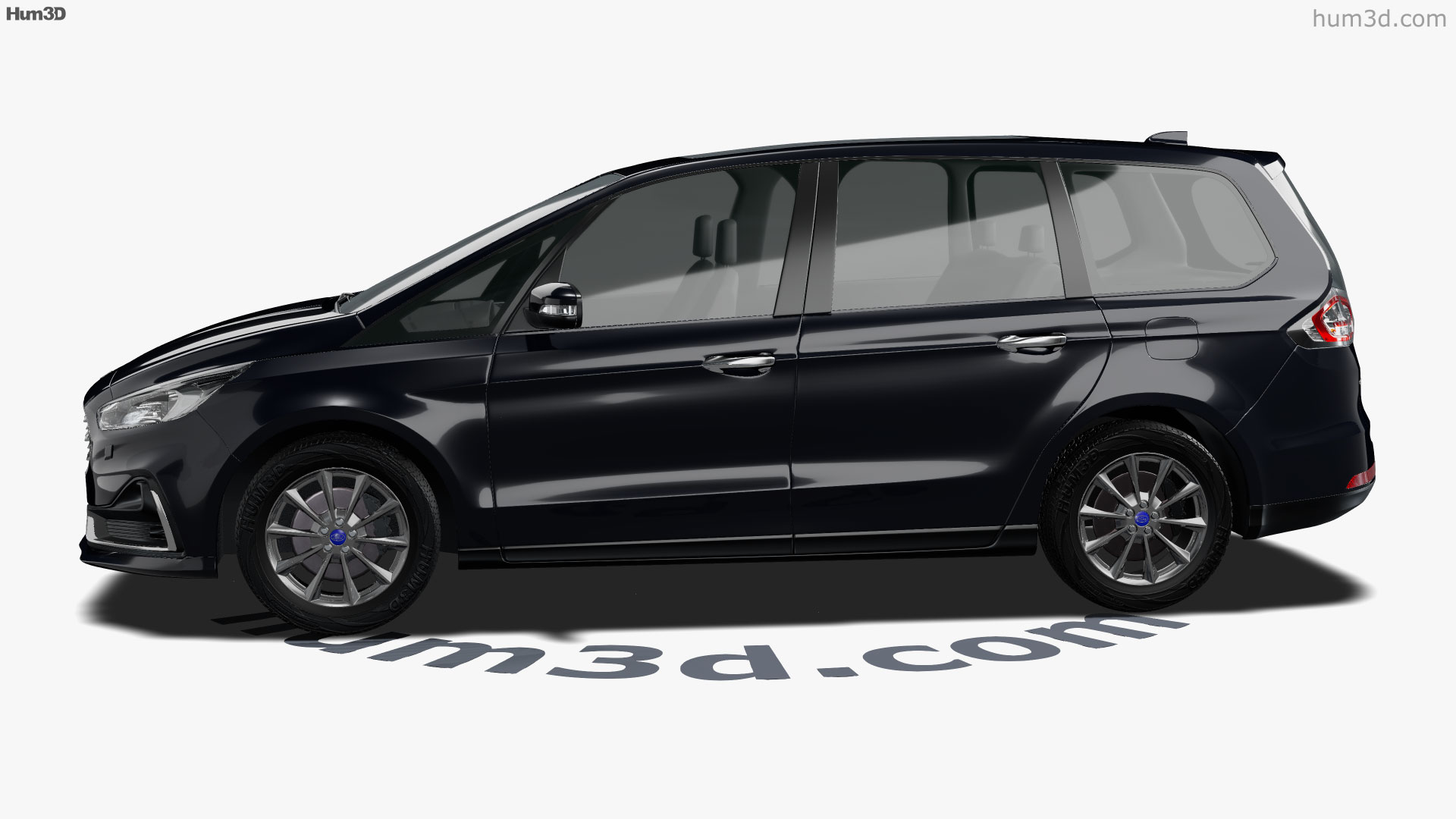 360 view of Ford Galaxy 2022 3D model - 3DModels store