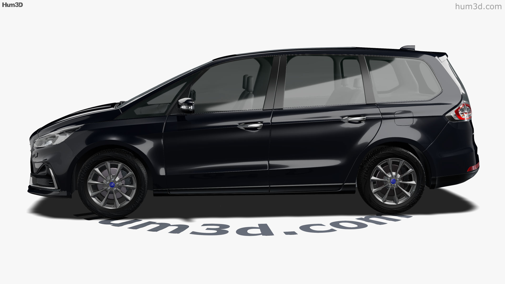 360 view of Ford Galaxy 2022 3D model - 3DModels store