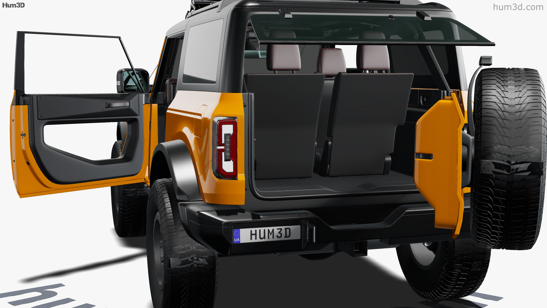 Ford Bronco 2 Interior