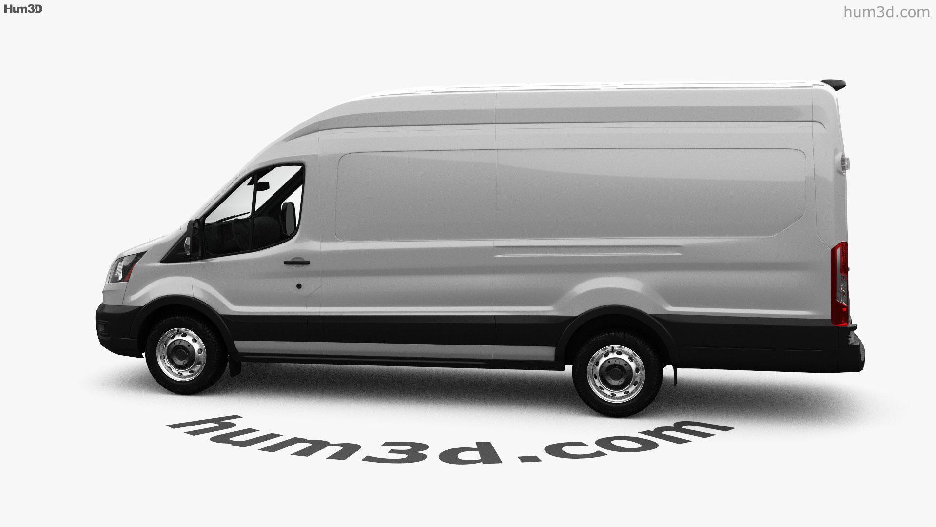 360 view of Ford Transit Cargo Van L4H3 US-spec 2024 3D model ...