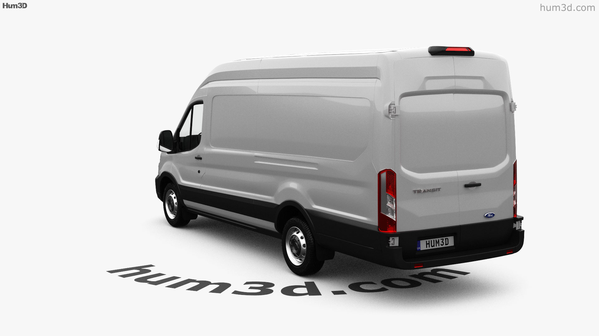 360 view of Ford Transit Cargo Van L4H3 US-spec 2024 3D model ...