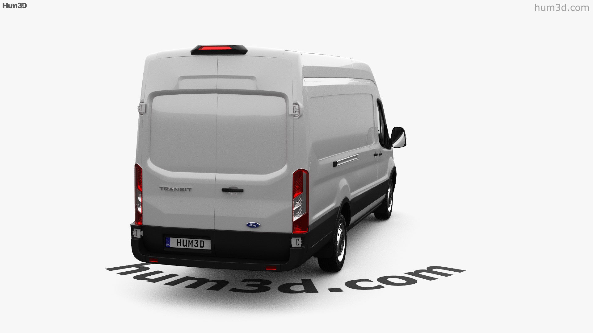 360 view of Ford Transit Cargo Van L4H3 US-spec 2024 3D model ...