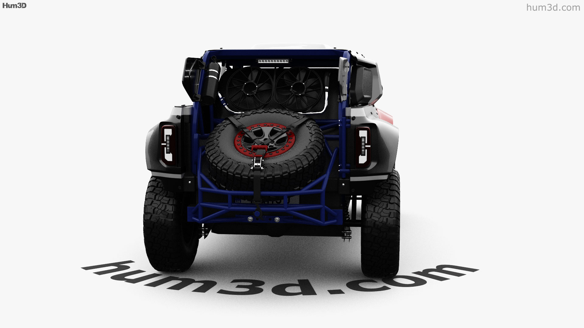 360 view of Ford Bronco Desert Racer 2024 3D model - 3DModels store