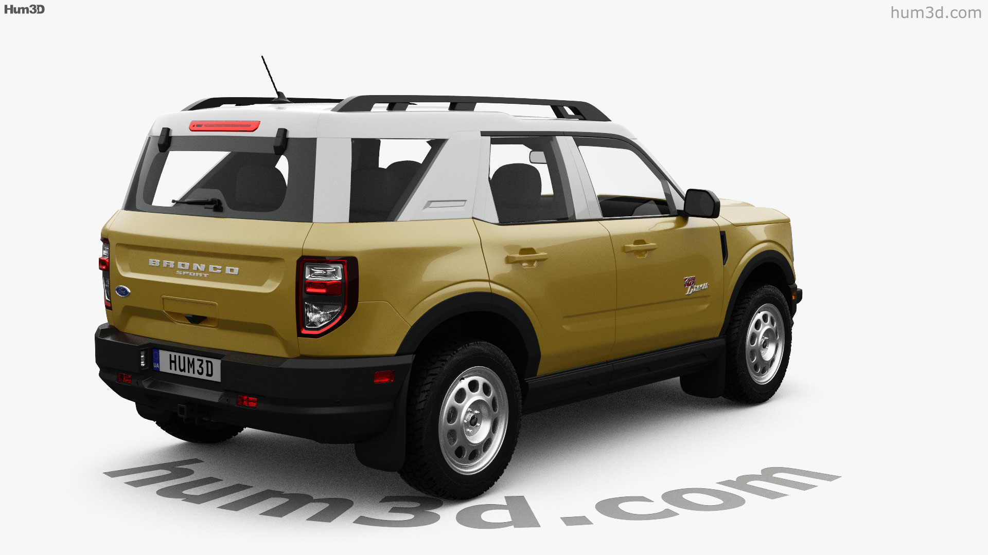 360 view of Ford Bronco Sport Heritage Limited Edition 2024 3D model ...