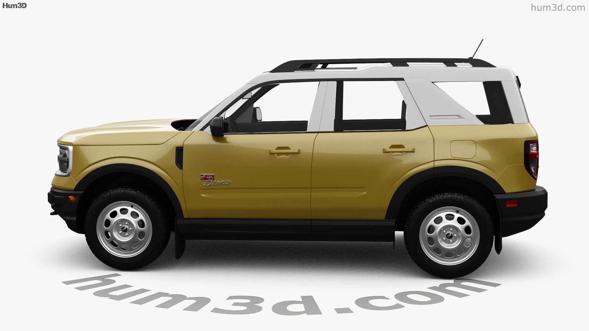 360 view of Ford Bronco Sport Heritage Limited Edition 2024 3D model ...