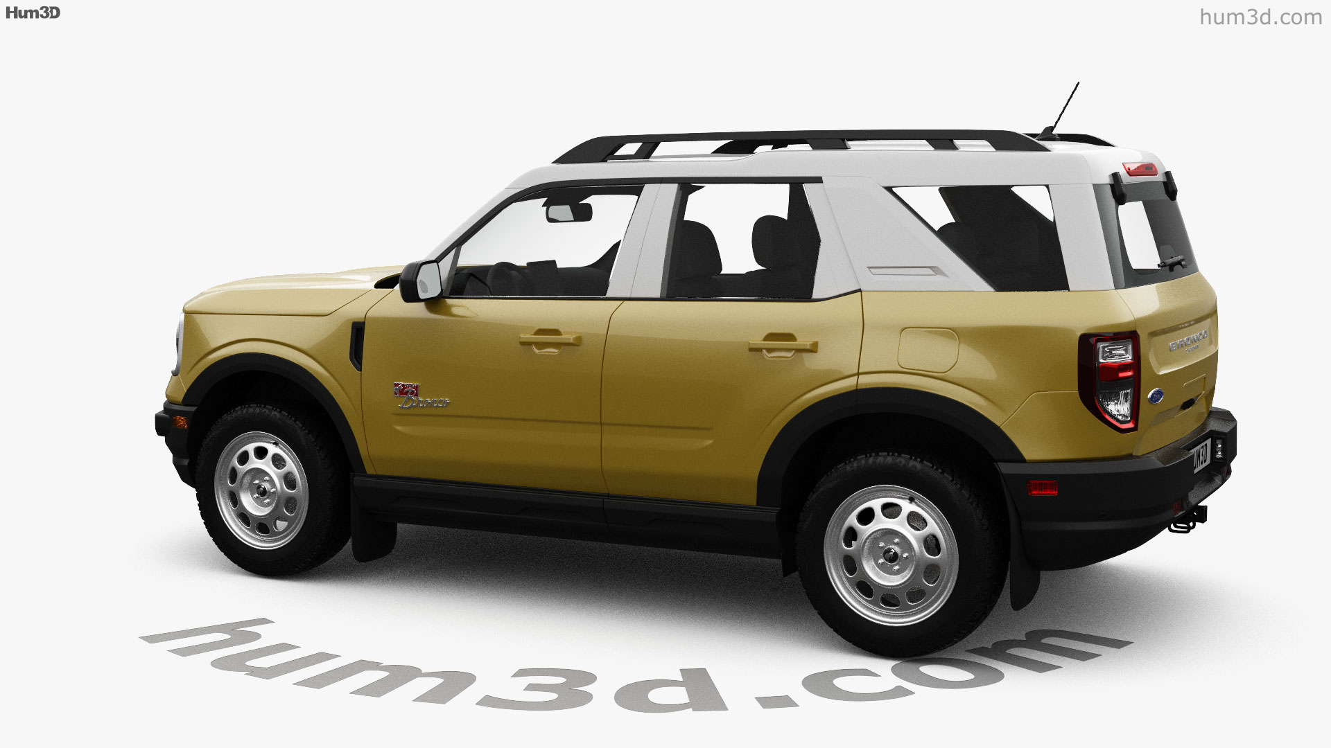 360 view of Ford Bronco Sport Heritage Limited Edition 2024 3D model ...
