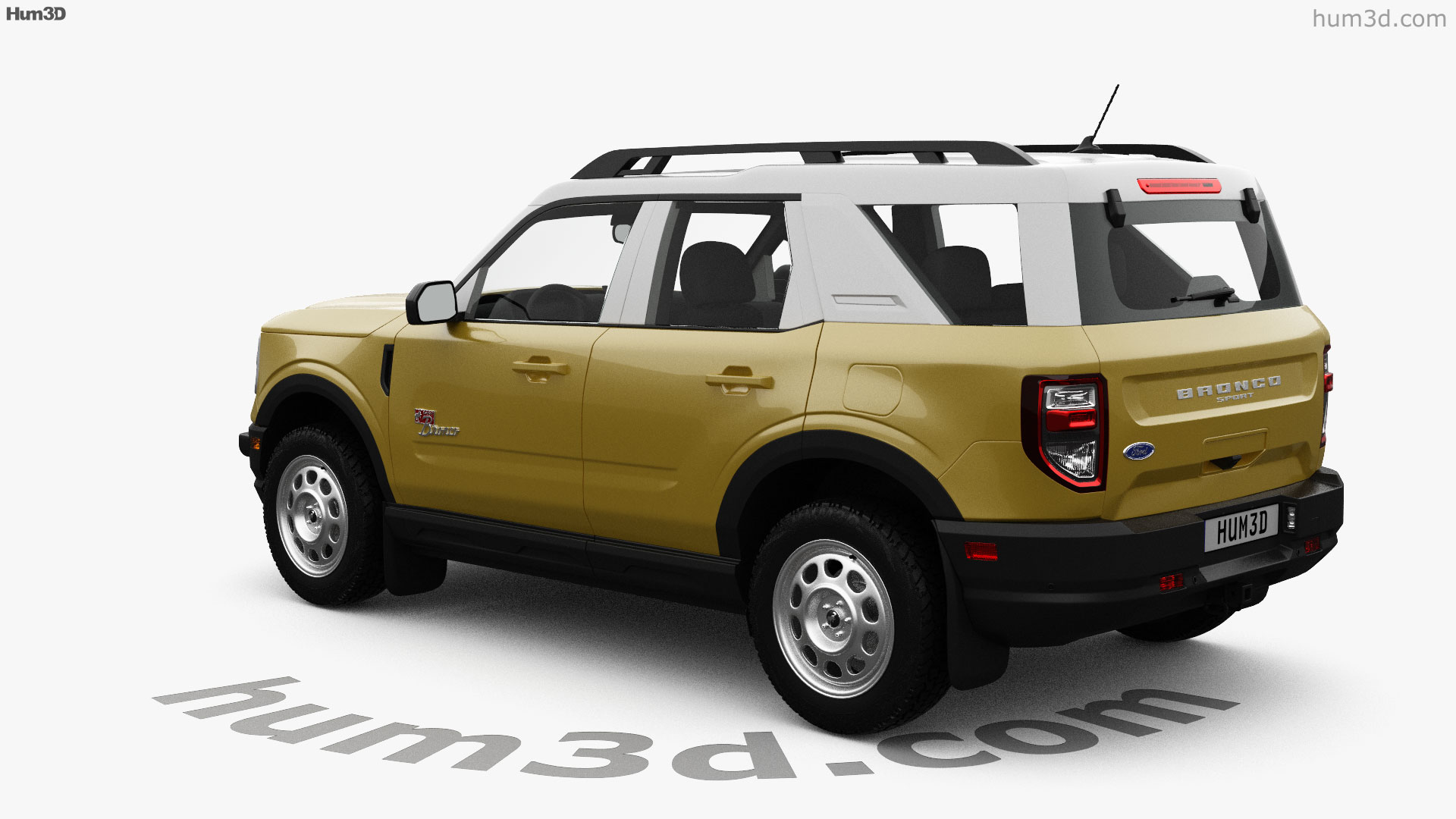 360 view of Ford Bronco Sport Heritage Limited Edition 2024 3D model ...