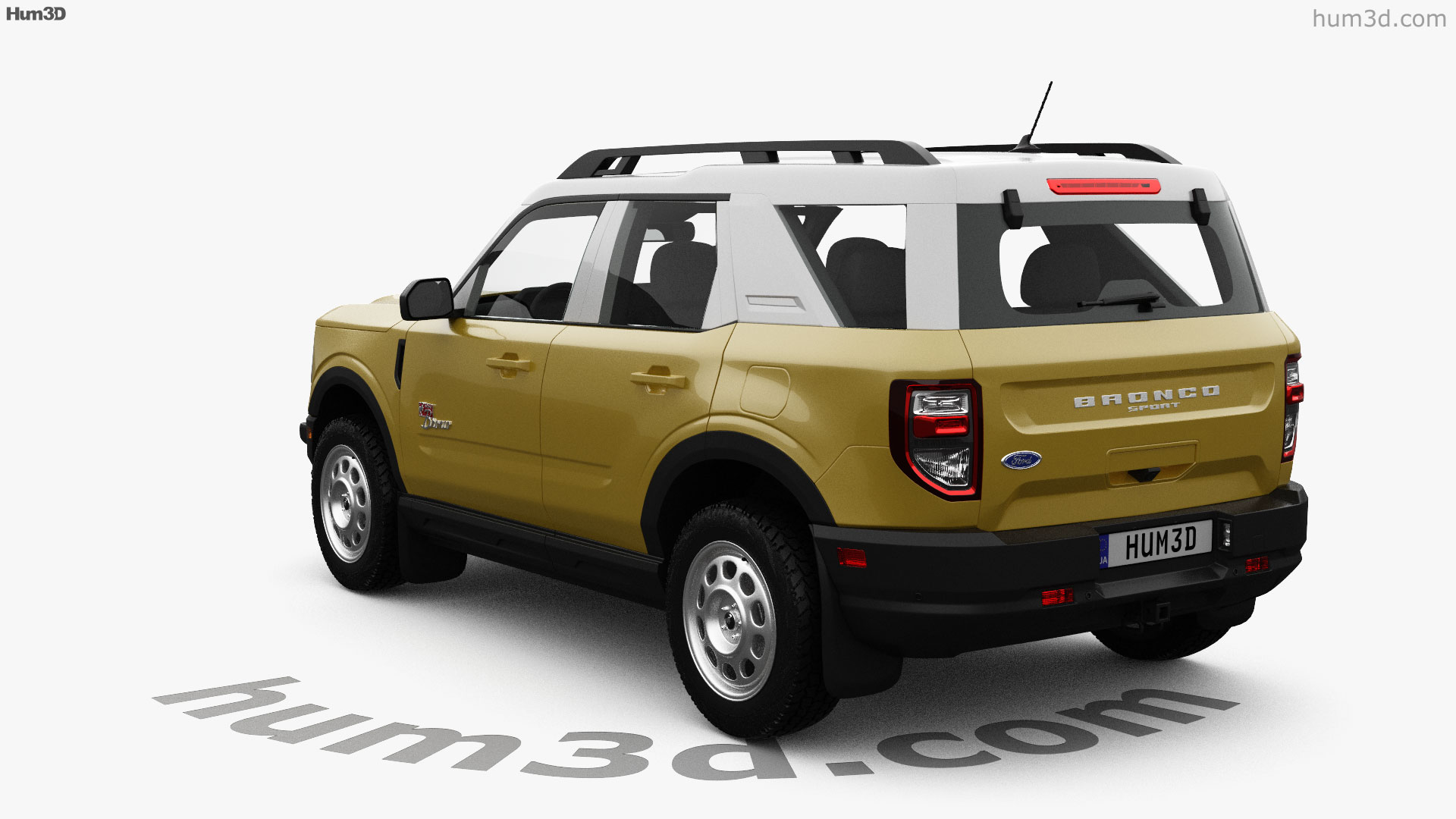 360 view of Ford Bronco Sport Heritage Limited Edition 2024 3D model ...