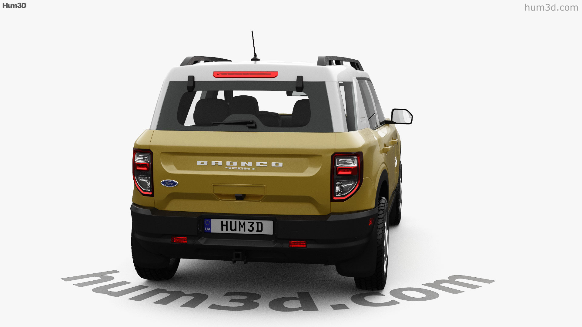 360 view of Ford Bronco Sport Heritage Limited Edition 2024 3D model ...