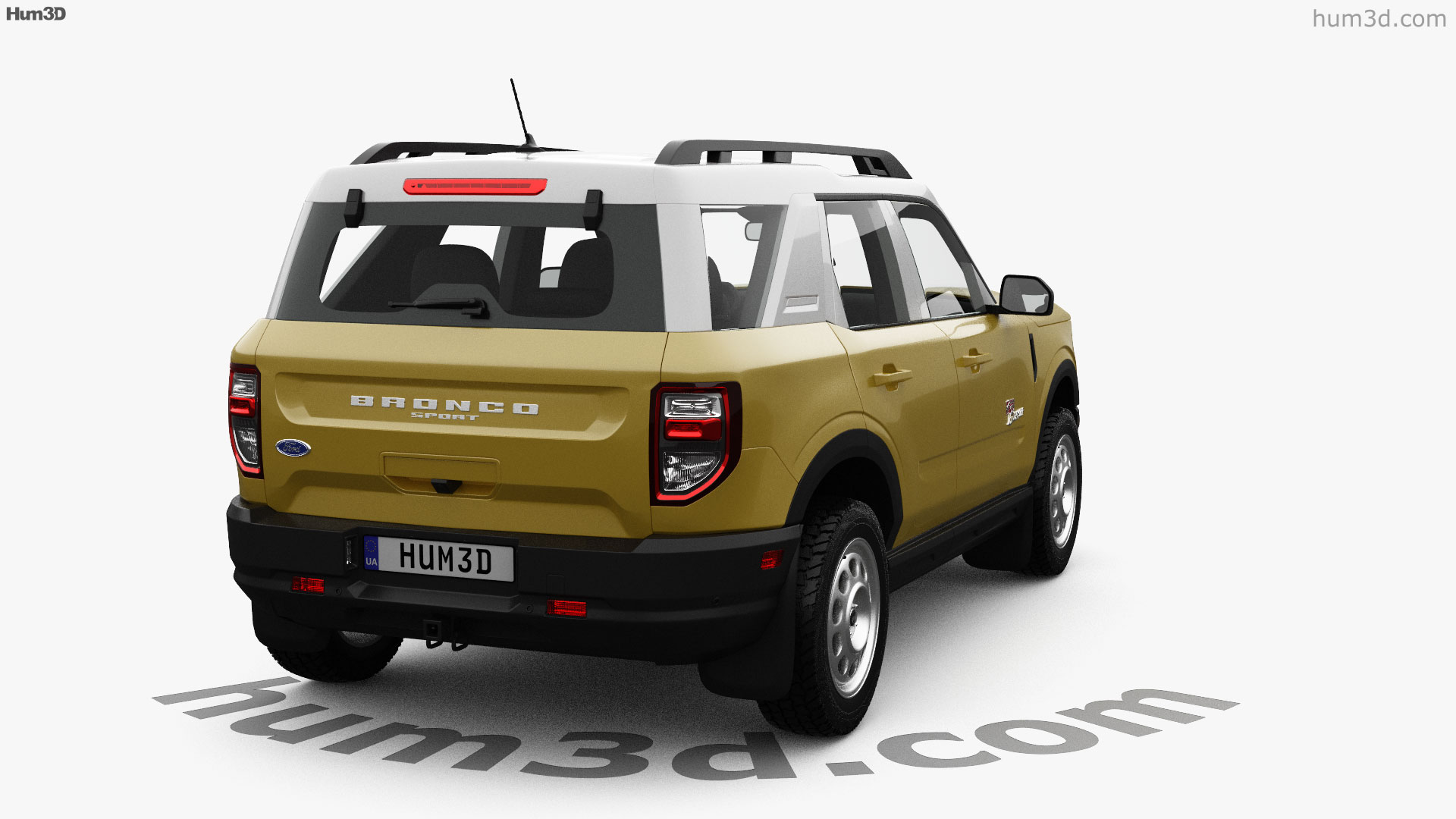 360 view of Ford Bronco Sport Heritage Limited Edition 2024 3D model ...