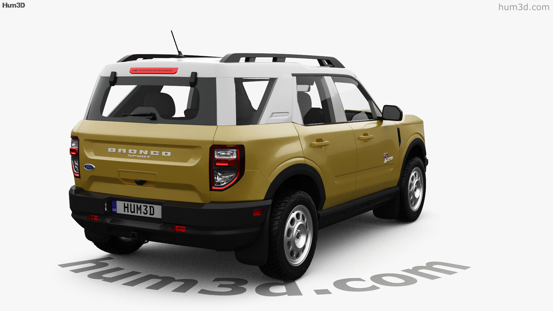 360 view of Ford Bronco Sport Heritage Limited Edition 2024 3D model ...