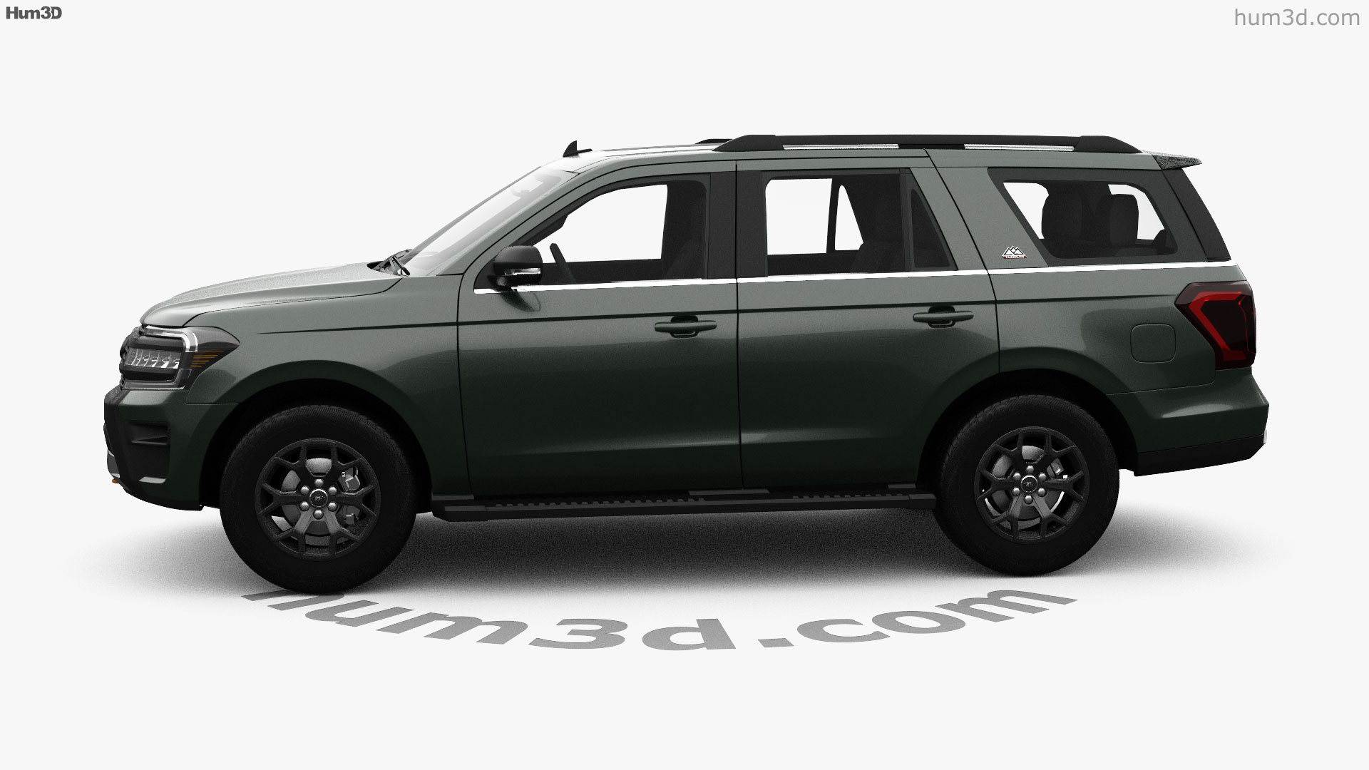 360 view of Ford Expedition Timberline 2024 3D model - 3DModels store