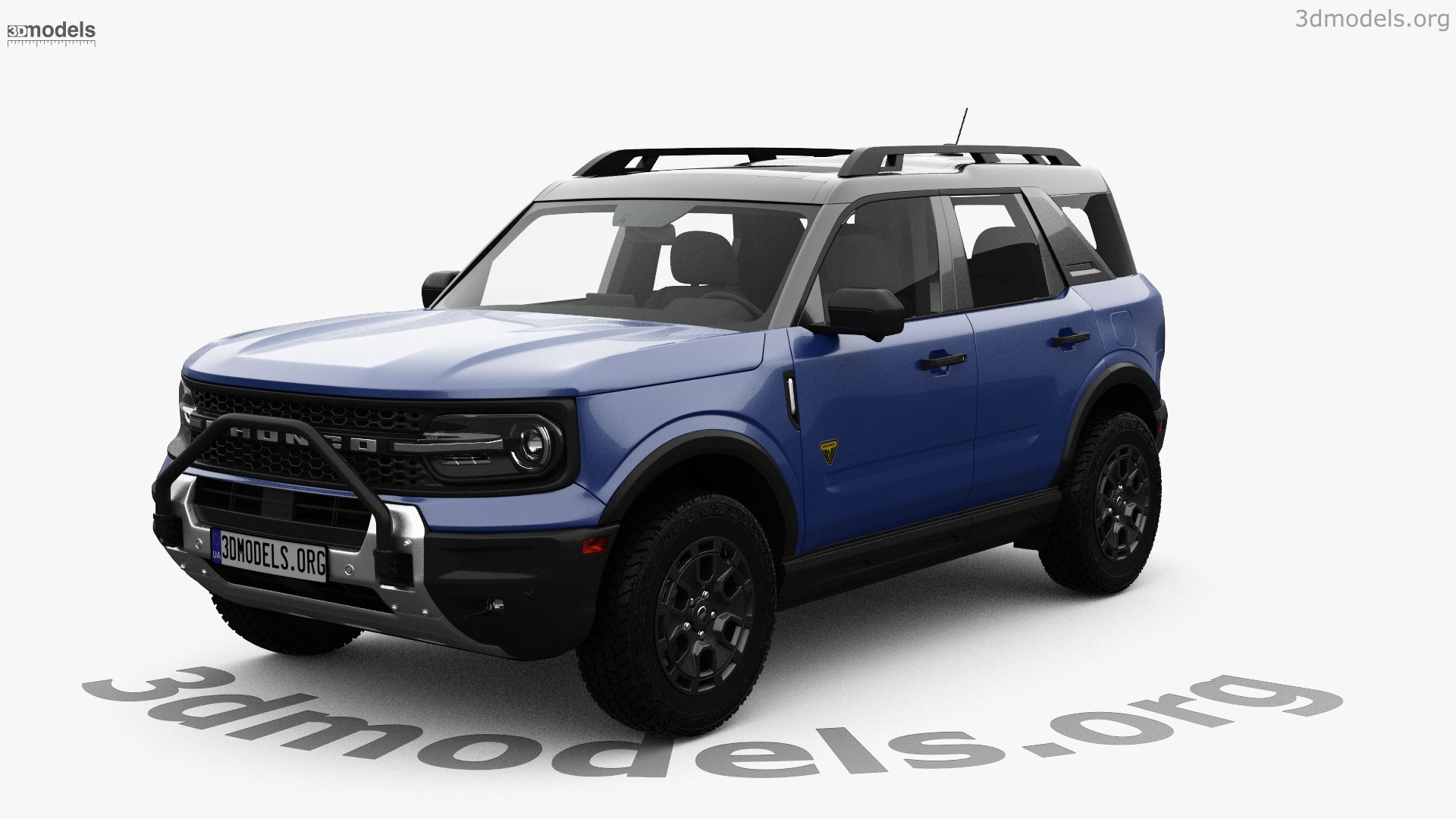Ford Bronco Sport Sasquatch Off-road Package 2025 3Dモデルの360ビュー-3DModelsストア