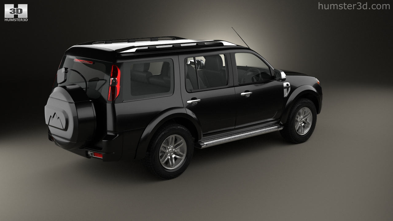 360 view of Ford Endeavour 2017 3D model - 3DModels store
