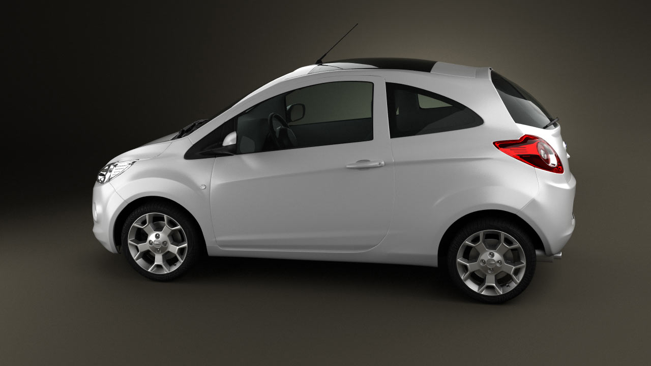 360 view of Ford Ka 2012 3D model - 3DModels store