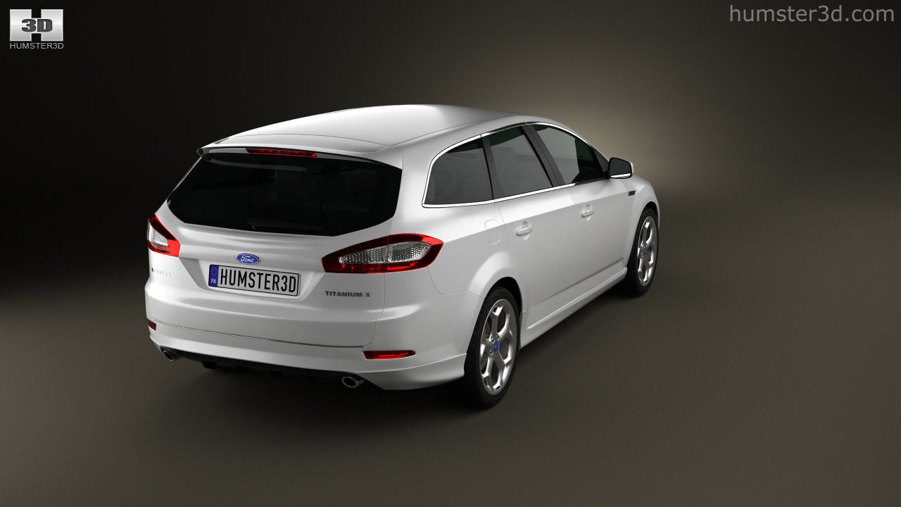 360 view of Ford Mondeo Turnier Titanium X Mk4 2013 3D model - 3DModels ...
