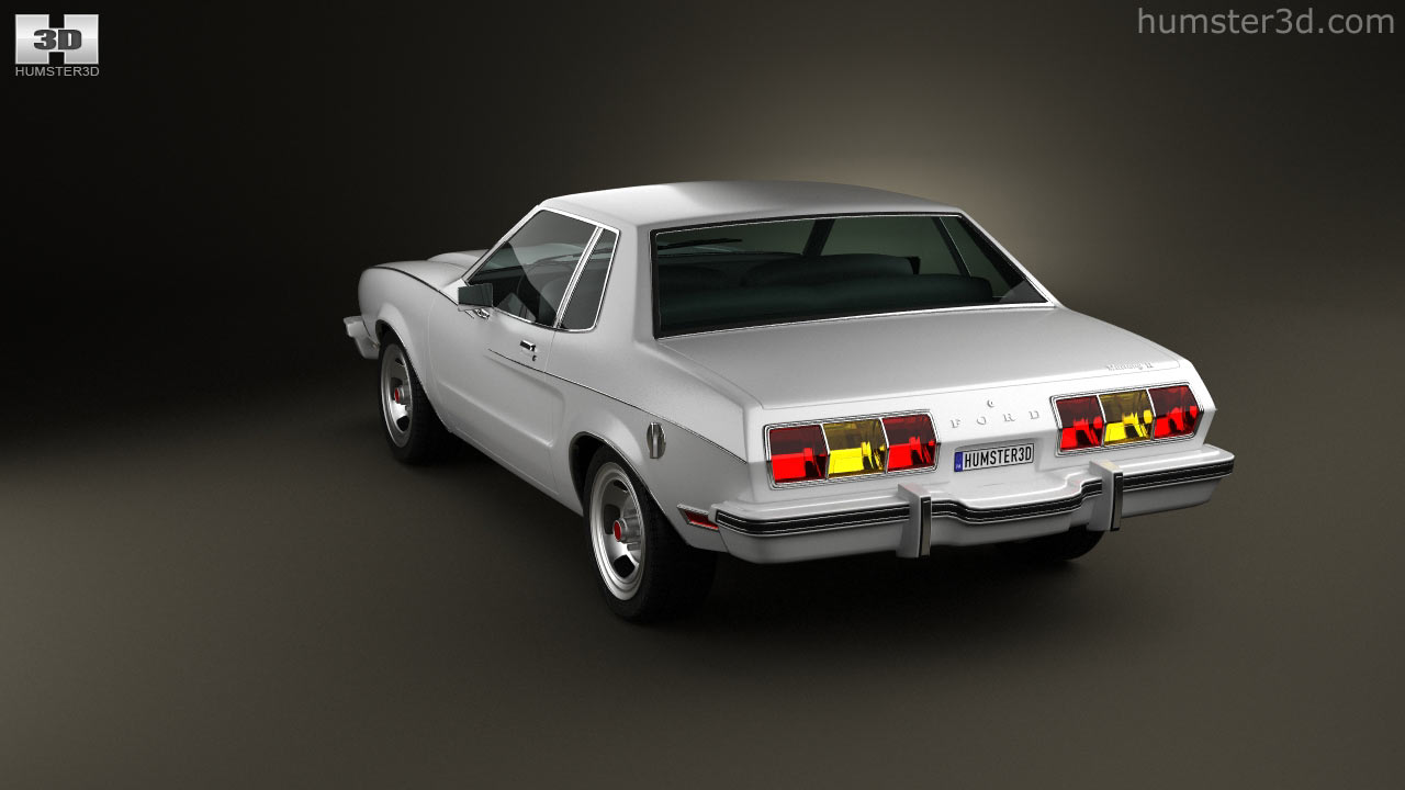 360 view of Ford Mustang coupe 1974 3D model - 3DModels store