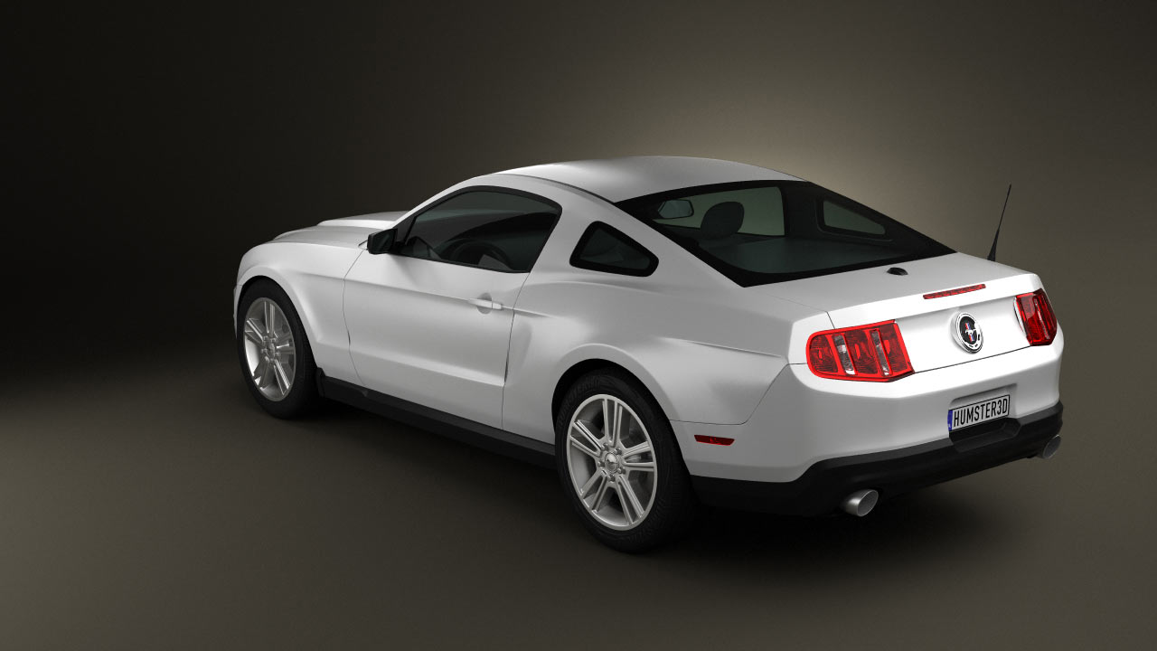 360 view of Ford Mustang V6 2014 3D model - 3DModels store