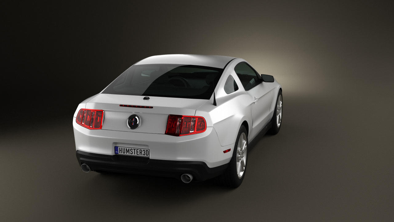 360 view of Ford Mustang V6 2014 3D model - 3DModels store