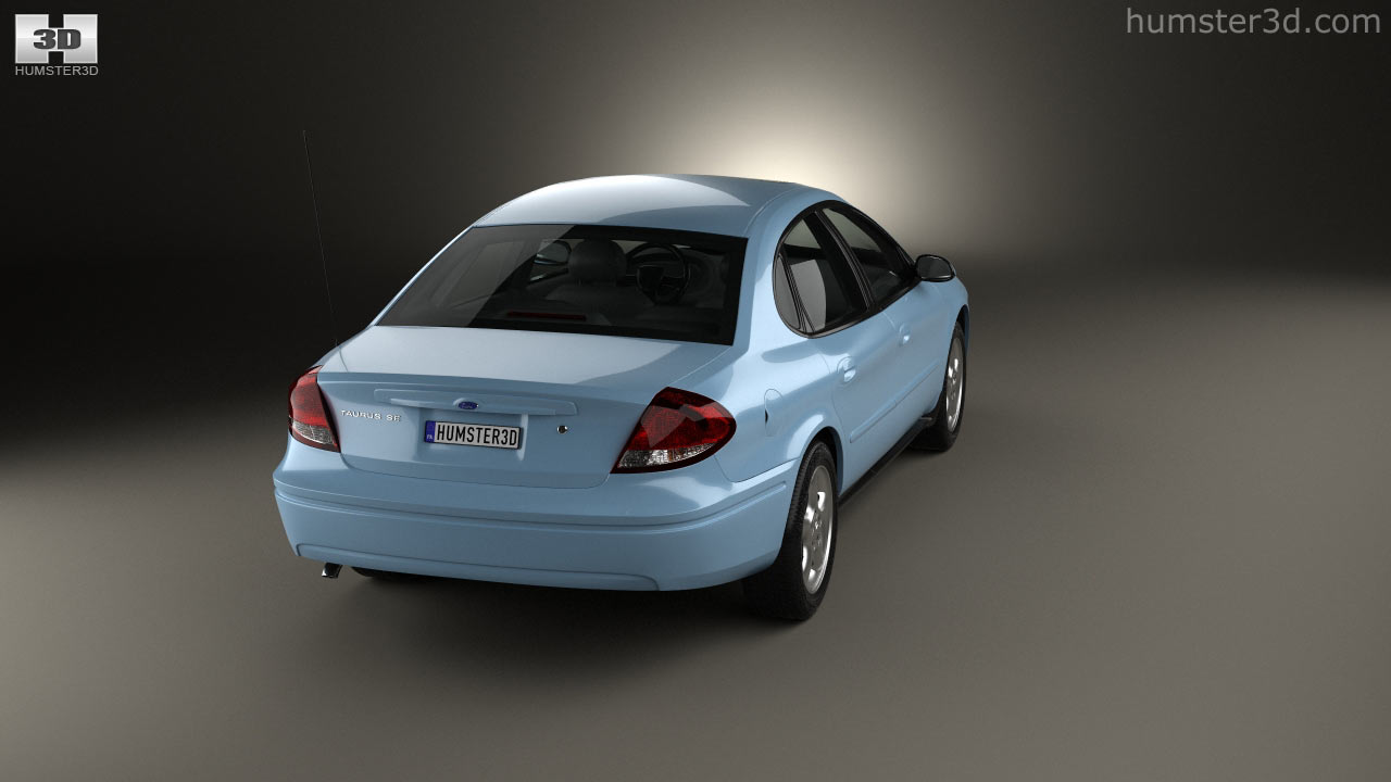 360 view of Ford Taurus 2007 3D model - 3DModels store