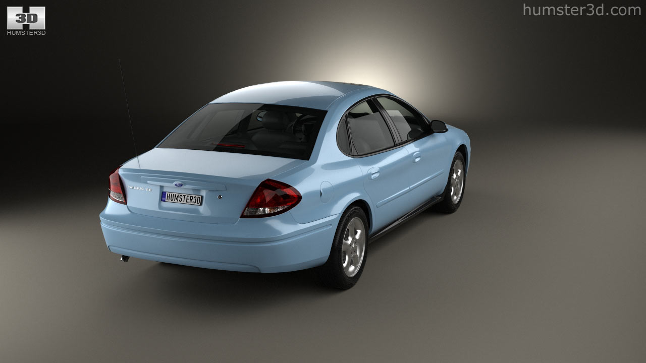 360 view of Ford Taurus 2007 3D model - 3DModels store