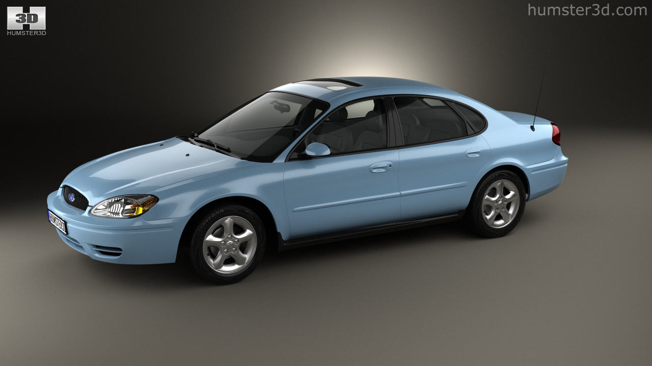 360 view of Ford Taurus 2007 3D model - 3DModels store