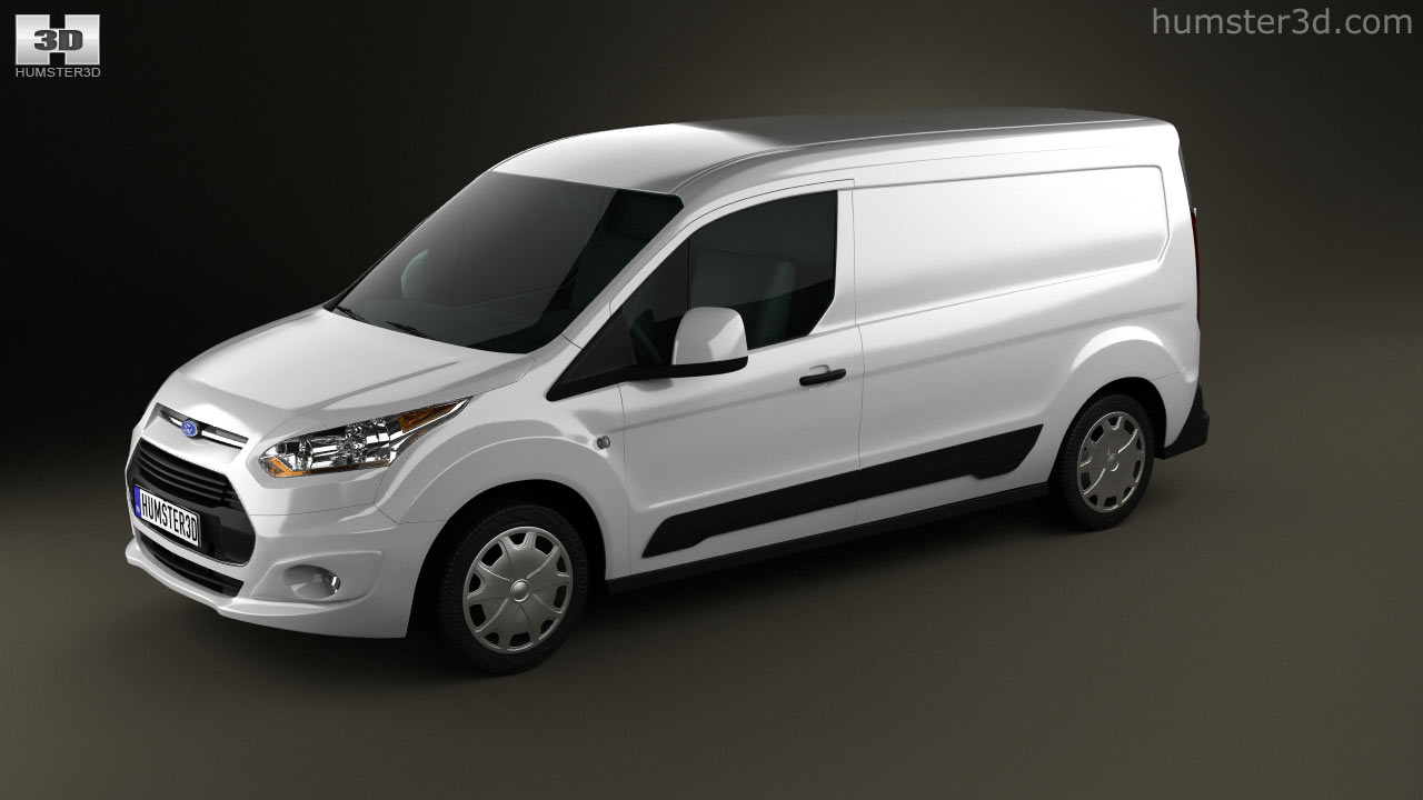 360 view of Ford Transit Connect 2016 3D model - 3DModels store