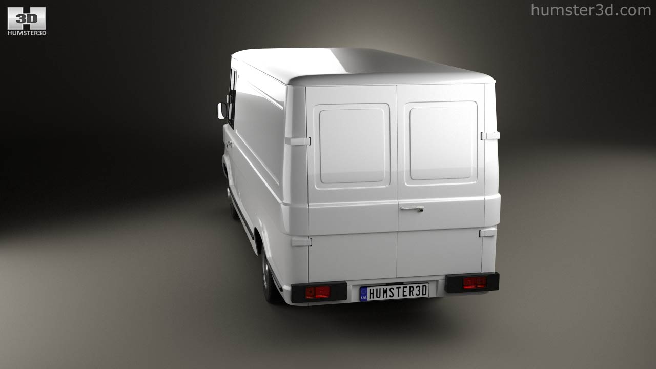 360 view of Ford A-Series Panel Van 1973 3D model - 3DModels store