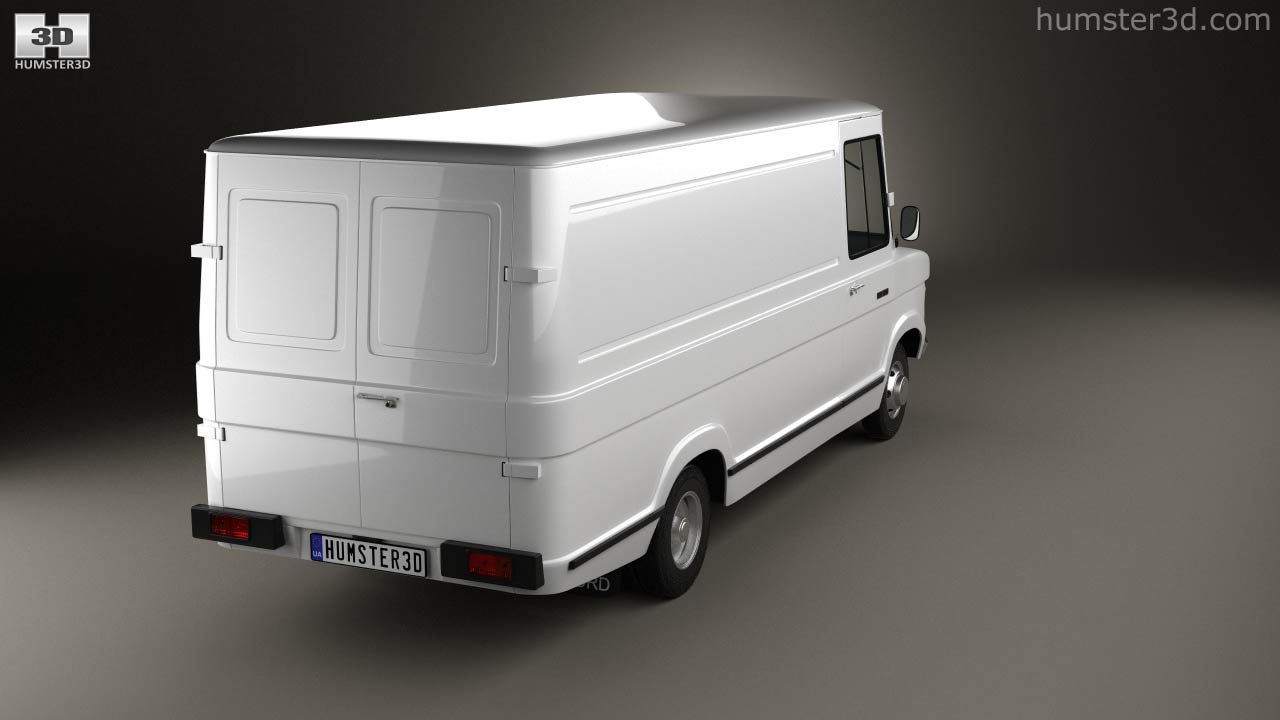 360 view of Ford A-Series Panel Van 1973 3D model - 3DModels store