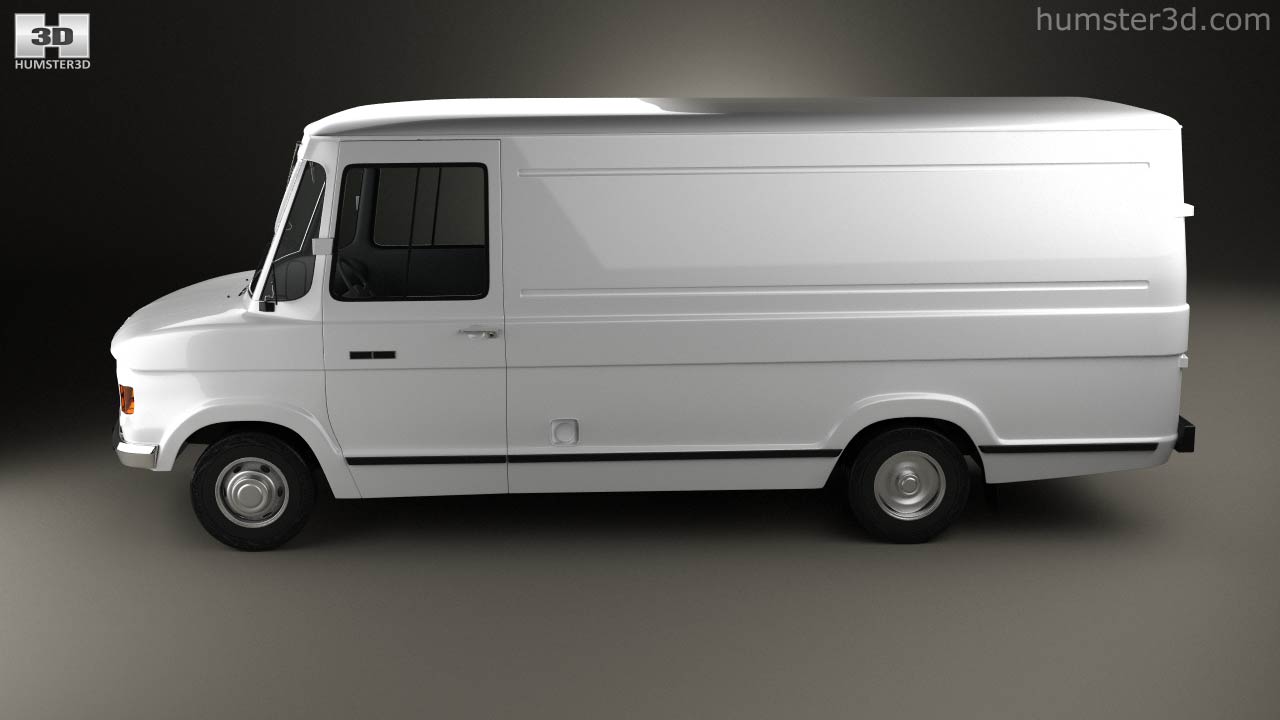 360 view of Ford A-Series Panel Van 1973 3D model - 3DModels store