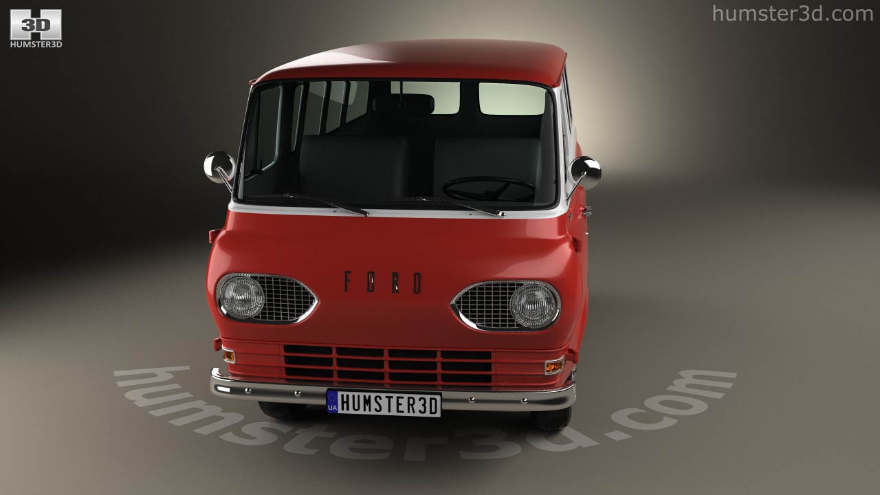 360 view of Ford E-Series Falcon Club Wagon 1963 3D model - 3DModels store
