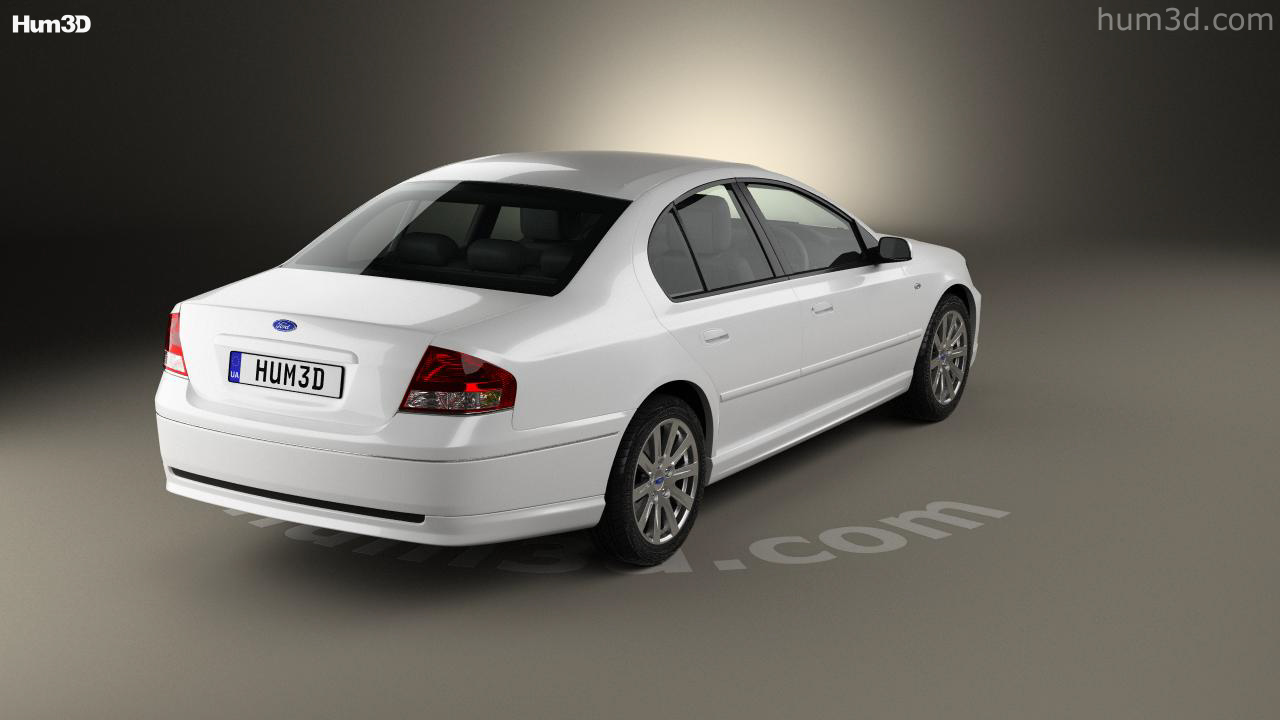 360 view of Ford Falcon Fairmont 2008 3D model - 3DModels store