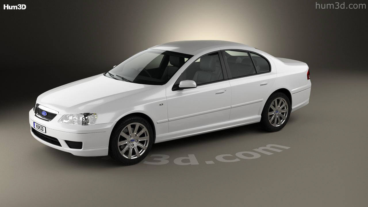 360 view of Ford Falcon Fairmont 2008 3D model - 3DModels store
