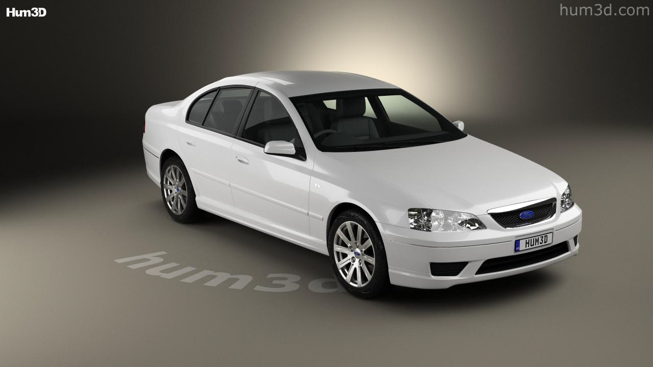360 view of Ford Falcon Fairmont 2008 3D model - 3DModels store