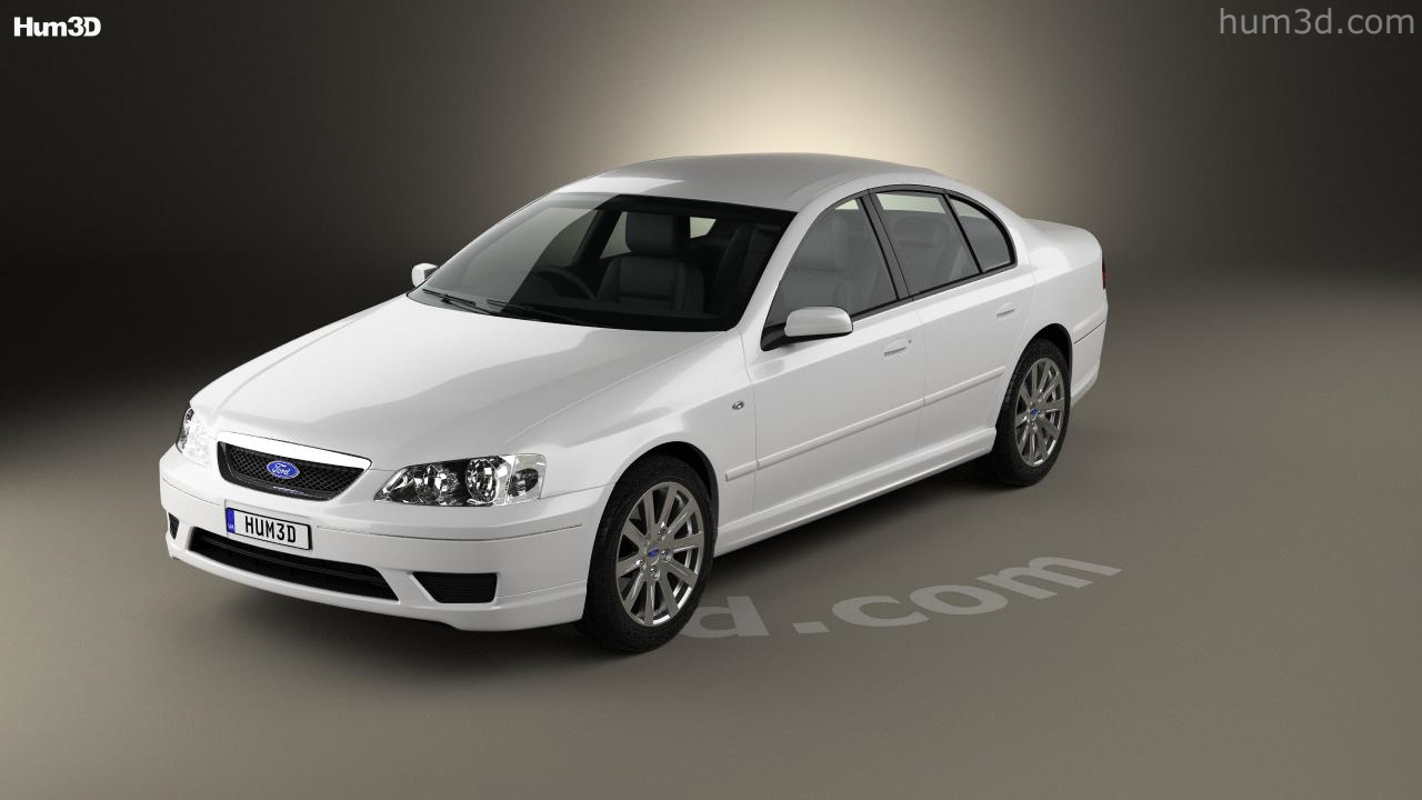 360 view of Ford Falcon Fairmont 2008 3D model - 3DModels store